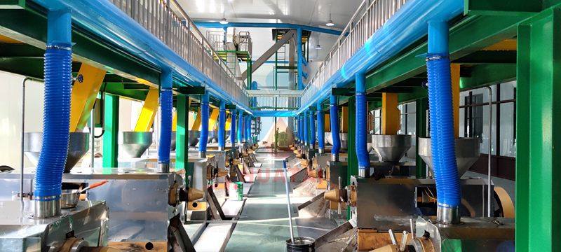 Soybean Oil Production Line | Soya Oil Extraction Machine